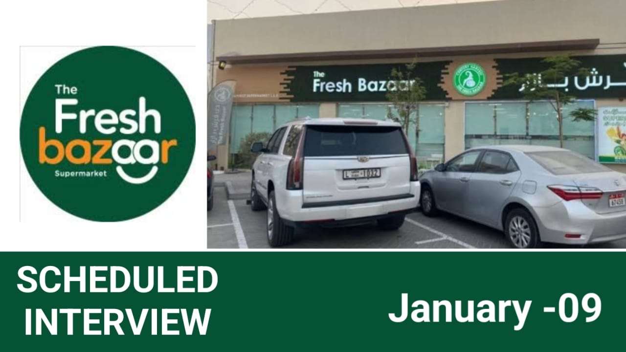 The Fresh Bazaar Supermarket Career 2024 -Scheduled interview announced ...