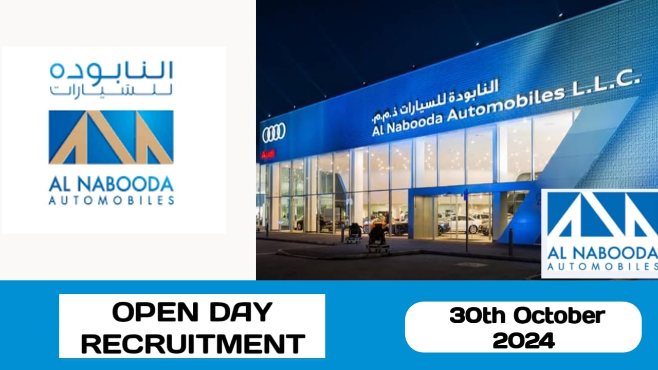 Al Nabooda Automobiles L. L. C have open day recruitment in UAE | new ...