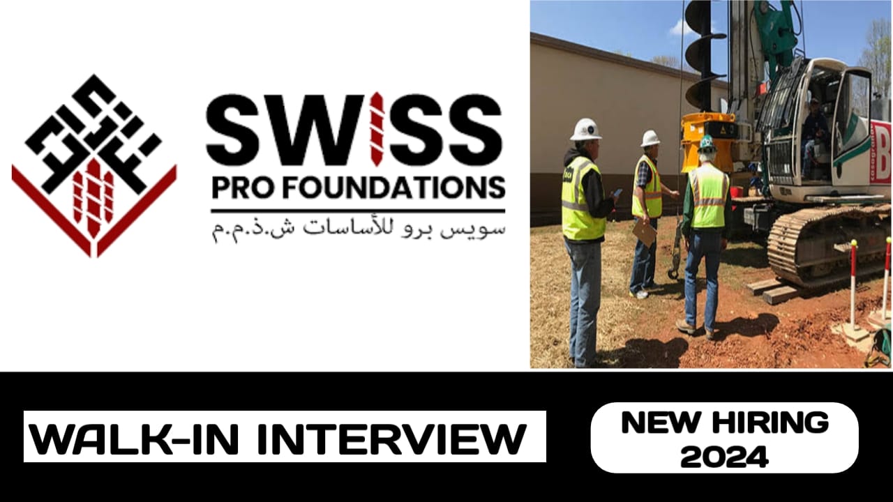 Swiss Pro Foundation is ready to conduct walk-in interview in UAE| new ...