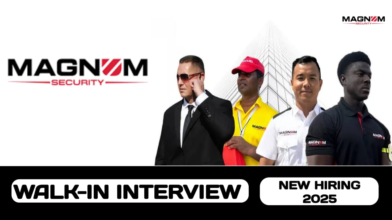 Magnum Security Services have walk-in interview in UAE | new job ...